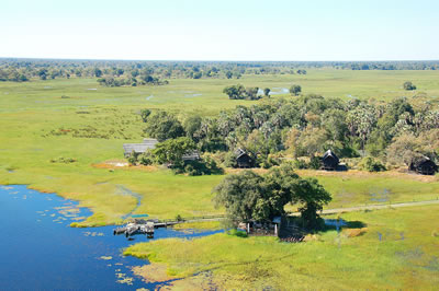 Over the Okavango Delta